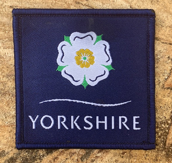 Square Woven Yorkshire Rose Badge – Yorkshire Dales National Park Authority